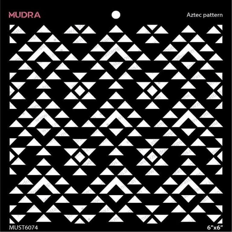 Mudra Stencil – Aztec Pattern – Connect4Sale
