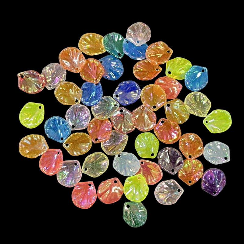 Mixed Colour Shell Shaped Acrylic Bead Charm – Connect4Sale